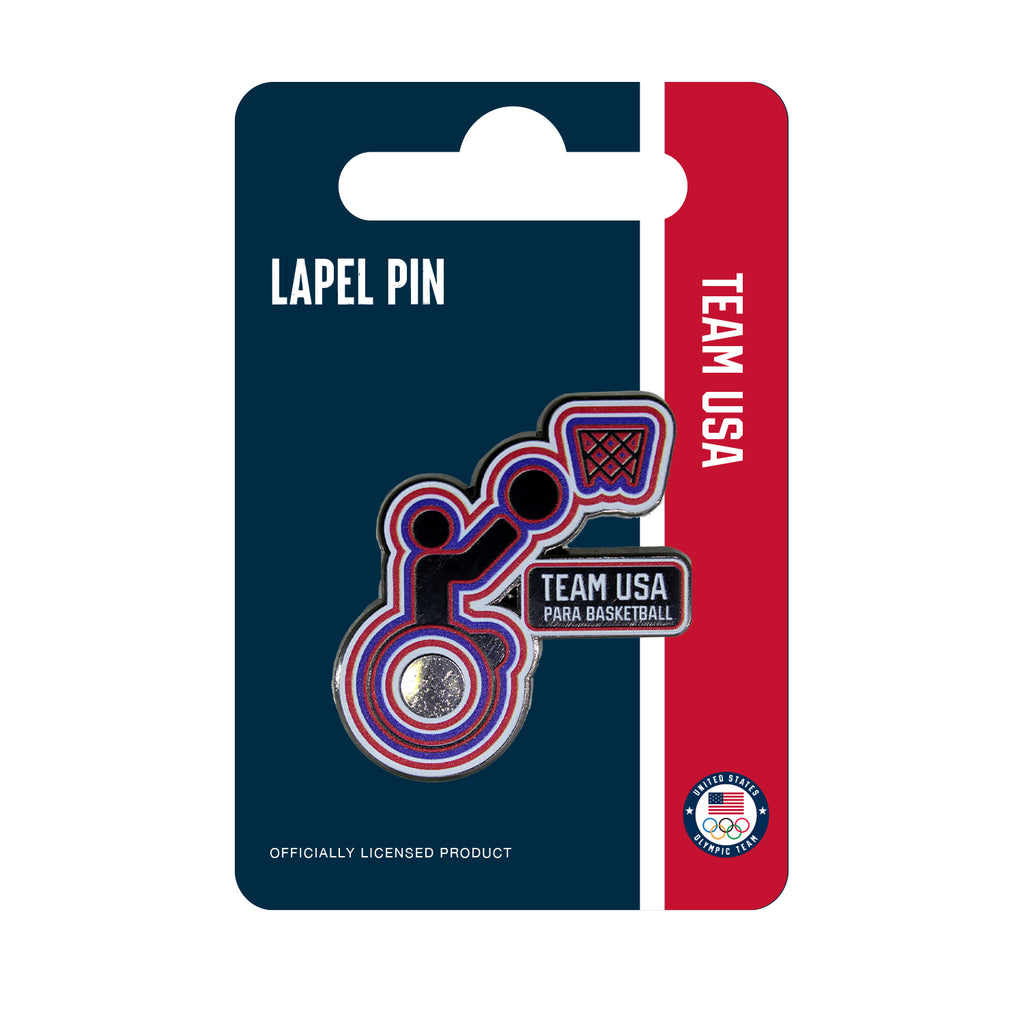 Team USA Pictogram Para Basketball Lapel Pin – Honav USA
